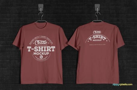 17 Maravillosos mock up de playeras o camisetas gratis
